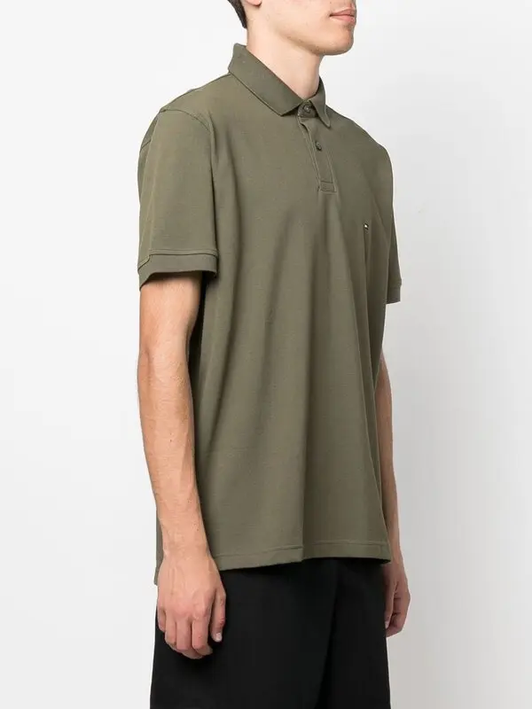Tommy Hilfiger 1985 Logo-patch Piqué Polo Shirt - Green