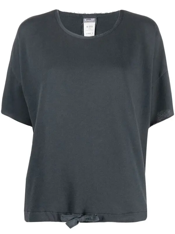 Kristensen Du Nord Drawstring Hem T-shirt - Grey