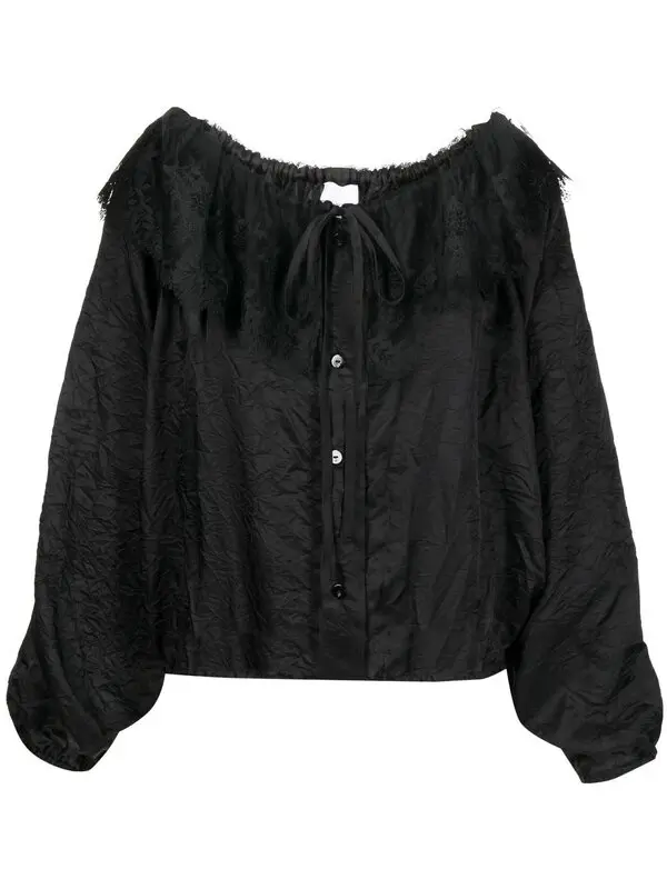 PATOU Lace-collar Blouse