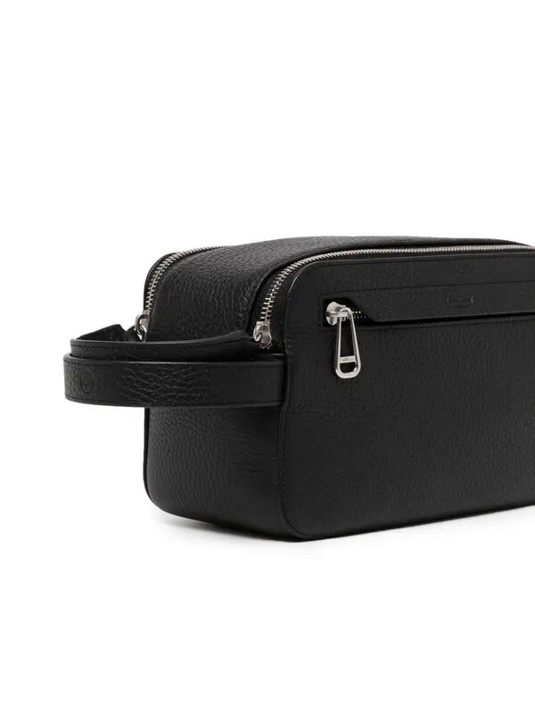 Mulberry Double-zip Leather Wash Bag