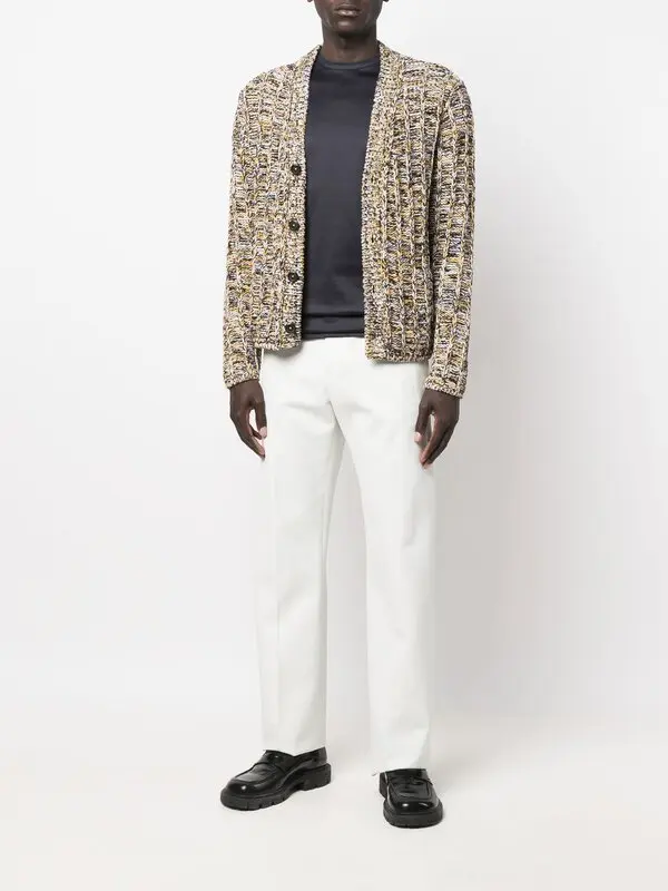 FERRAGAMO Chunky-knit V-neck Cardigan