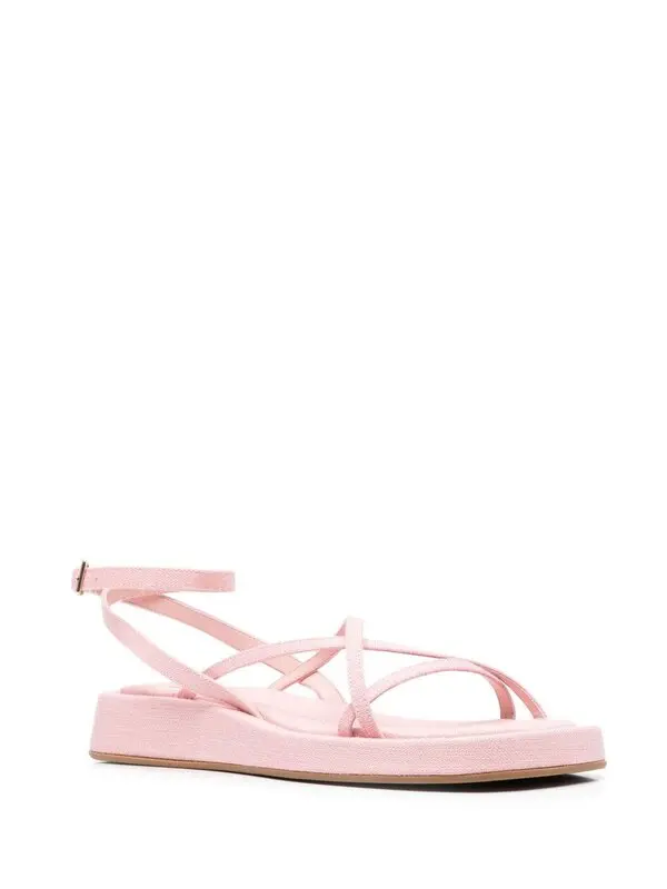 GIABORGHINI Multi-way Strap Flatform Sandals