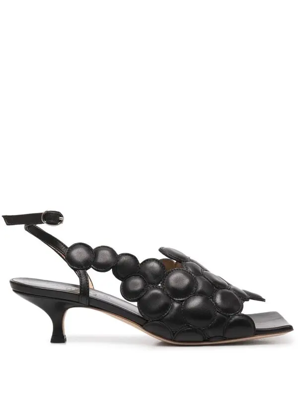 A.W.A.K.E. Mode Open-toe Leather Sandals