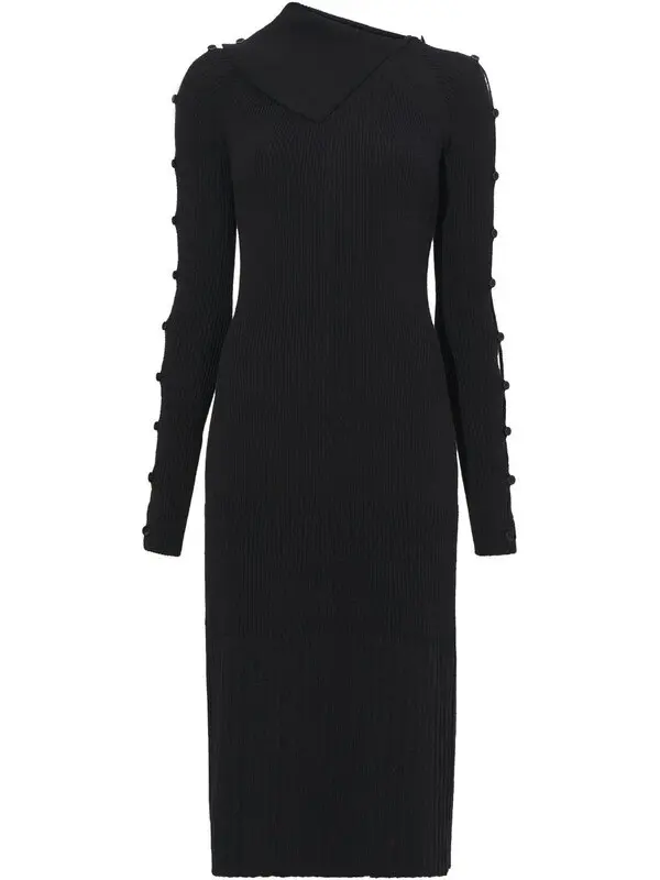 Proenza Schouler Micro-ribbed Midi Dress