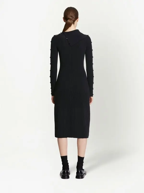 Proenza Schouler Micro-ribbed Midi Dress