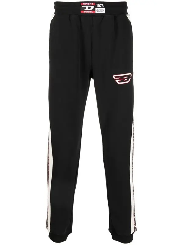 DIESEL Logo-patch Performance Track Pants