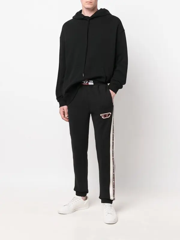 DIESEL Logo-patch Performance Track Pants
