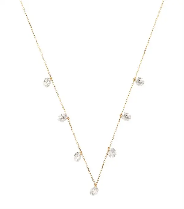 PERSEE Yellow Diamond Danaé Necklace - Gold