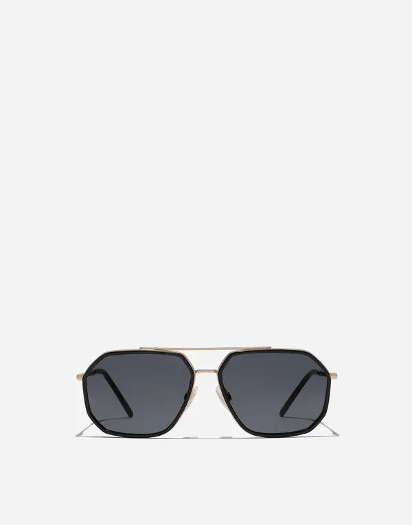 Dolce & Gabbana Octagon Sunglasses - Gold And Black