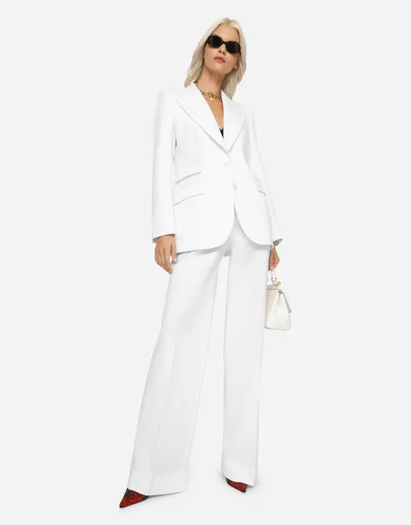 Dolce & Gabbana Single-breasted Woolen Turlington Blazer