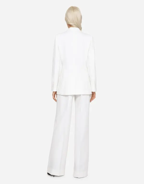 Dolce & Gabbana Single-breasted Woolen Turlington Blazer