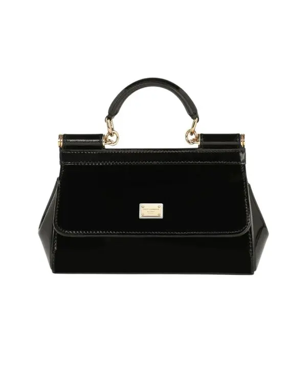 Dolce & Gabbana Mini Sicily Handbag - Black