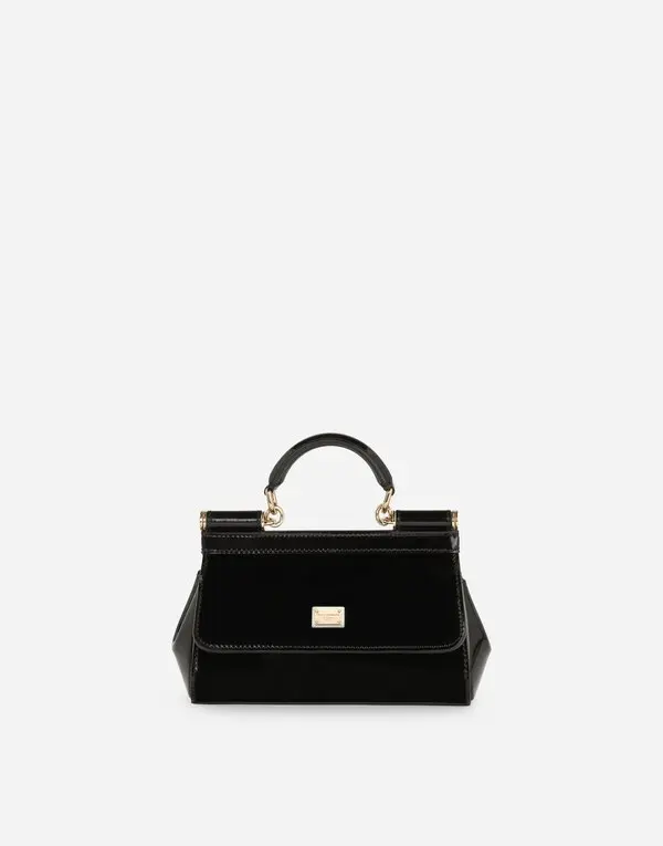 Dolce & Gabbana Mini Sicily Handbag - Black