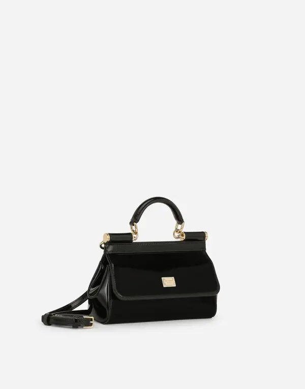 Dolce & Gabbana Mini Sicily Handbag - Black