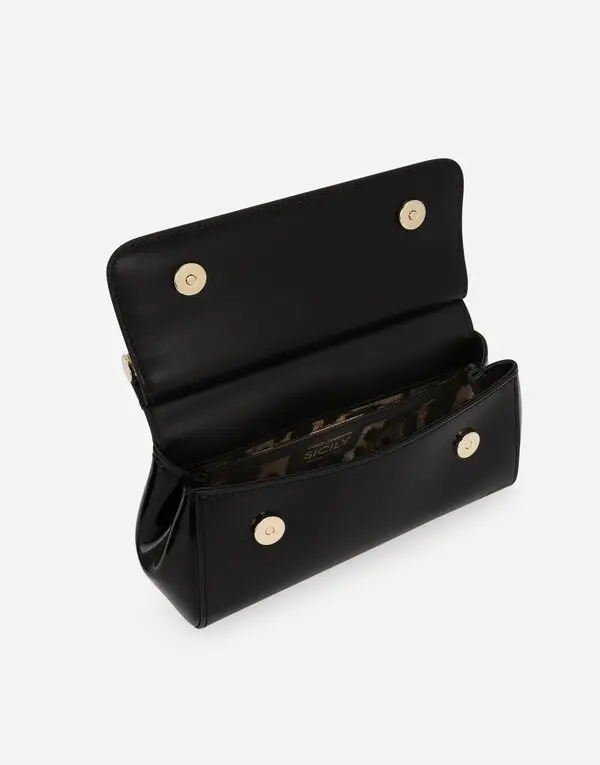 Dolce & Gabbana Mini Sicily Handbag - Black