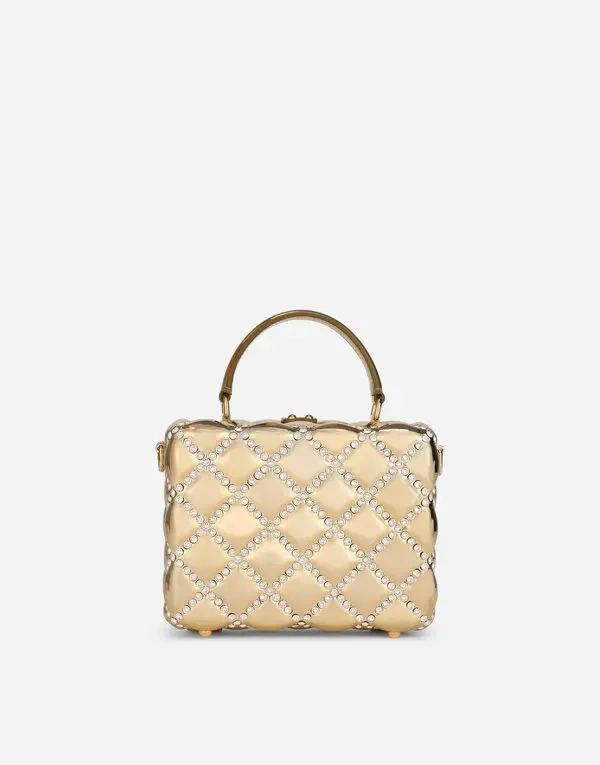 Dolce & Gabbana Resin Dolce Box Bag With Rhinestones