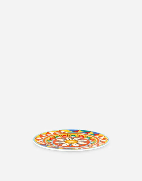 Dolce & Gabbana Set 2 Bread Plates In Fine Porcelain - Multicolor