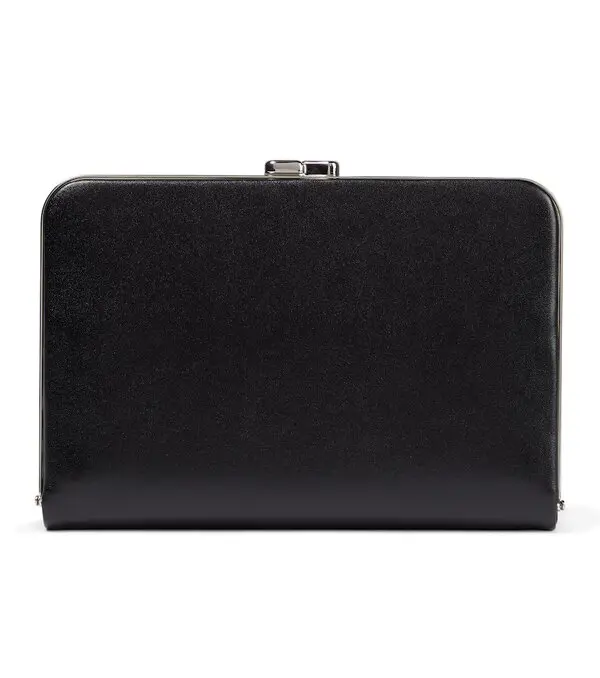 THE ROW Leather Clutch