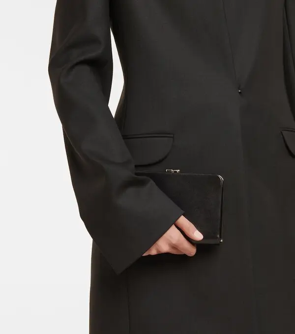 THE ROW Leather Clutch