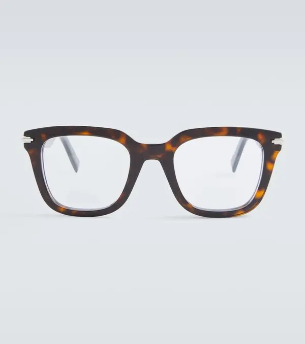 Dior Diorblacksuit O S10i Square Glasses - Brown | Editorialist display picture 2