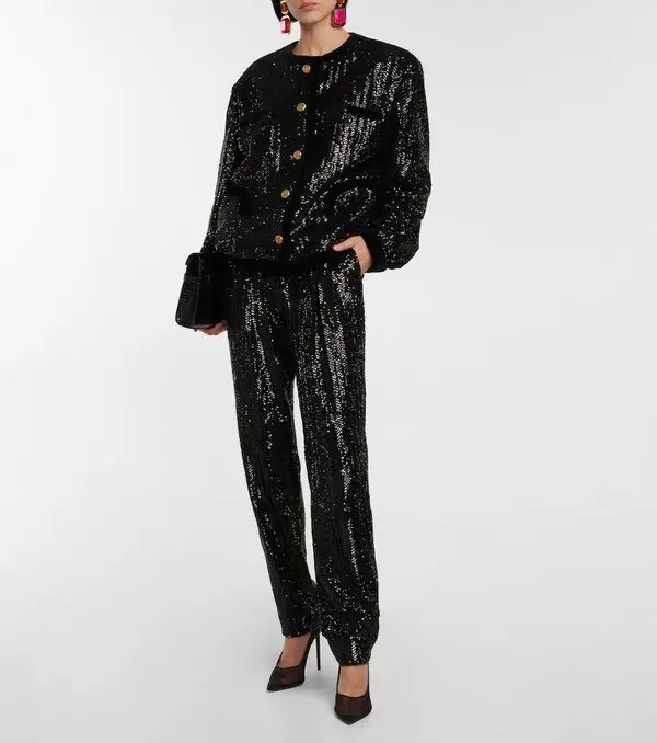 BLAZÉ MILANO Sequined Trousers