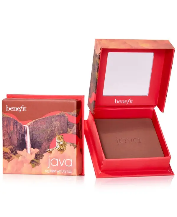 BENEFIT COSMETICS Wanderful World Silky-soft Powder Blush - Java (mocha)