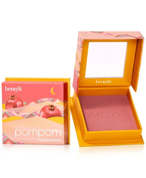 BENEFIT COSMETICS Wanderful World Silky-soft Powder Blush - Pompom (plum)
