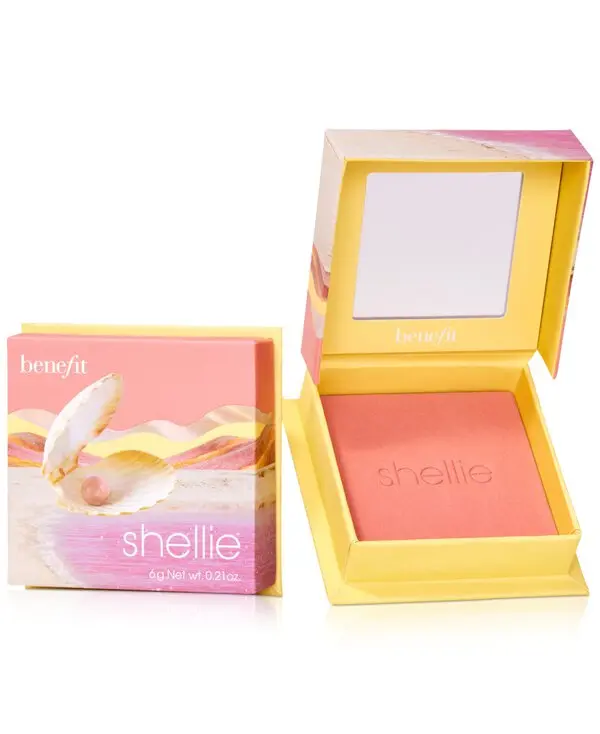 BENEFIT COSMETICS Wanderful World Silky-soft Powder Blush - Shellie (medium Pink)