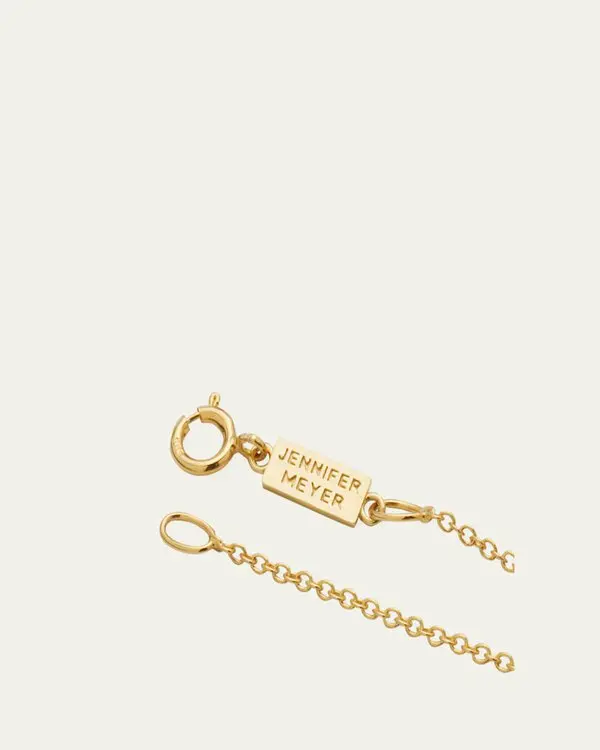 JENNIFER MEYER 18k Yellow Wishbone Pendant Necklace - Gold