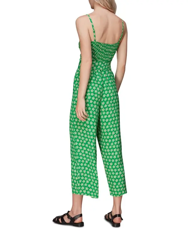 Whistles Daisy Check Print Jumpsuit