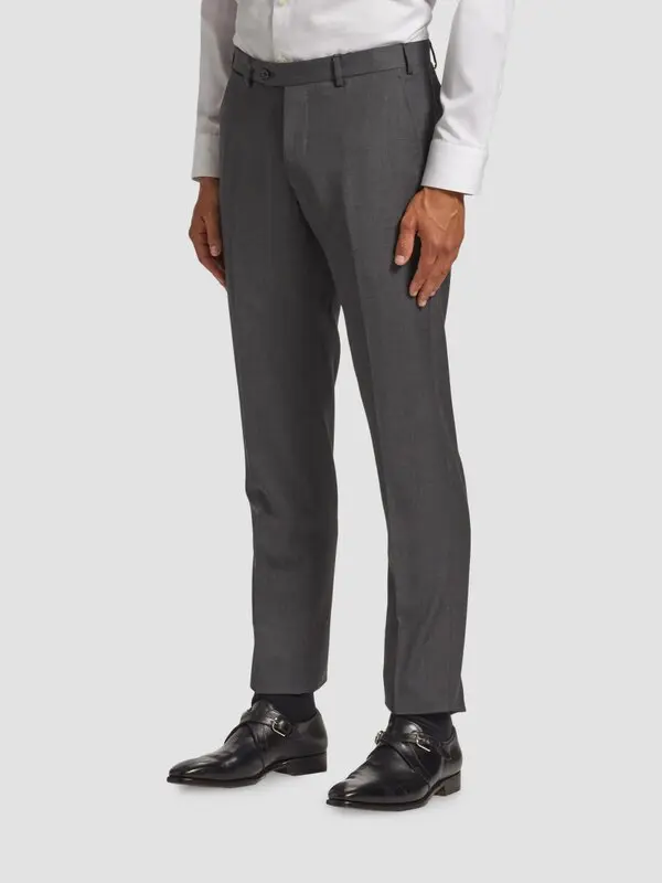 Emporio Armani Virgin Wool Slim-fit Pants