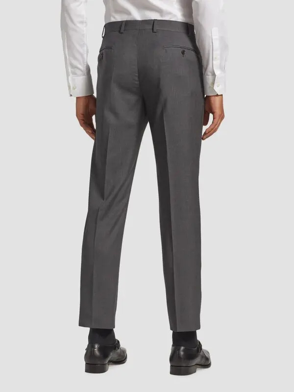 Emporio Armani Virgin Wool Slim-fit Pants