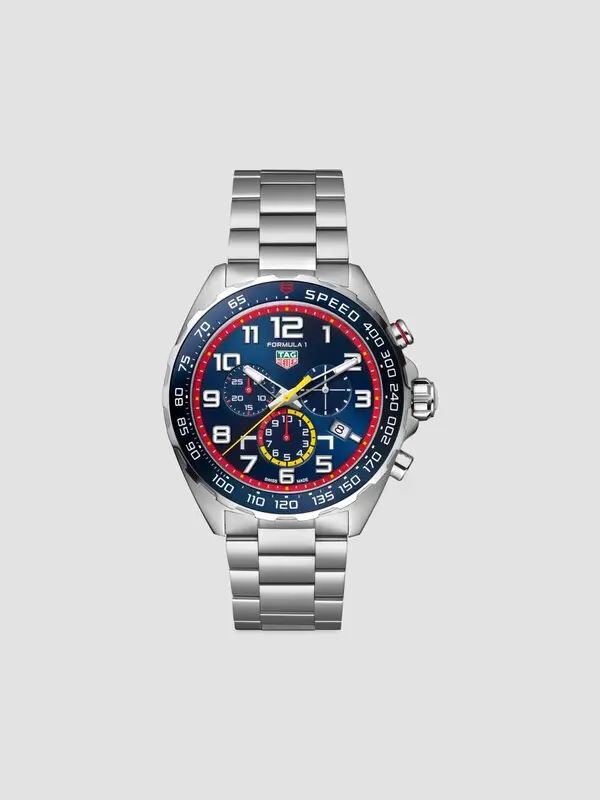 Tag Heuer Formula One X Bull Racing Stainless Steel Chronograph Watch - Red