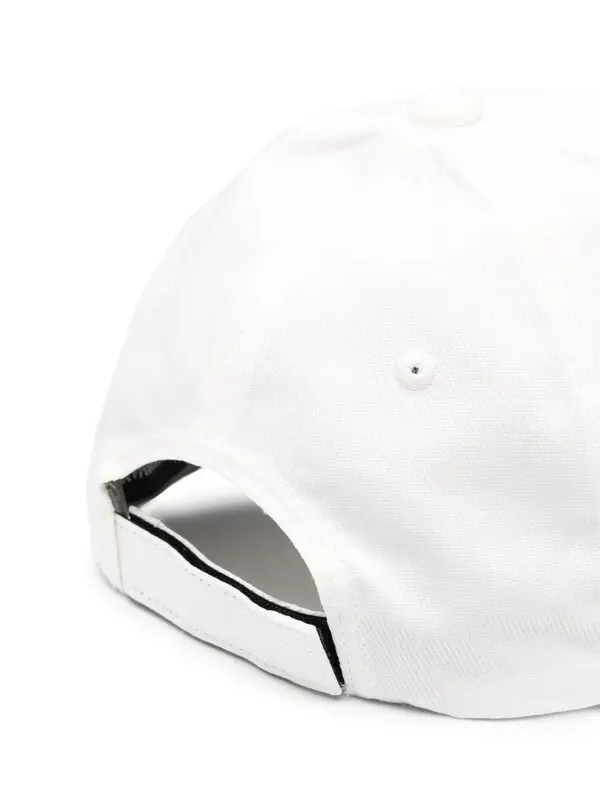 Emporio Armani Logo Patch Cap - White