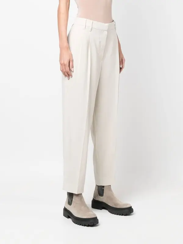 Brunello Cucinelli High-waisted Tailored Trousers
