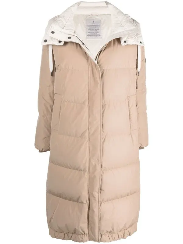 Brunello Cucinelli Drawstring Hood Padded Coat