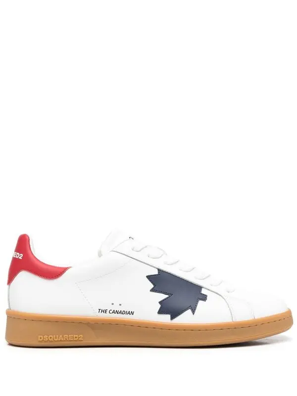 Dsquared2 Low-top Almond-toe Sneakers - White