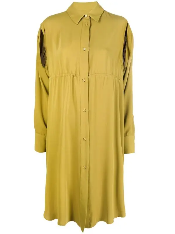 MAISON MARGIELA Slit-sleeved Shirt Dress