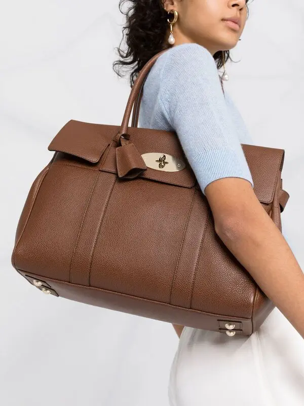 Mulberry Twist-lock Tote Bag