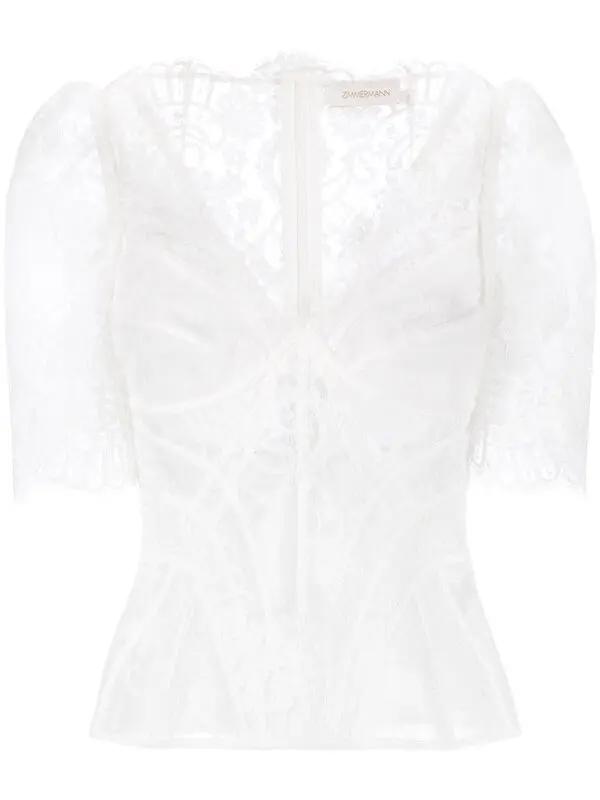 Zimmermann Dancer Lace Blouse