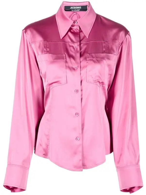 Jacquemus Open-back Shirt - Pink