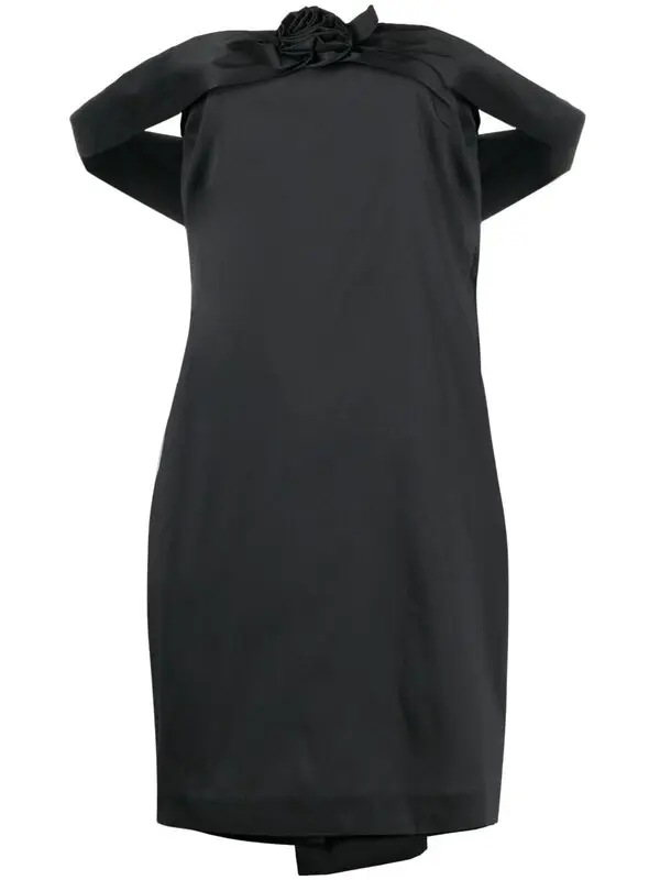 Bernadette Floral-appliqué Off-shoulder Dress