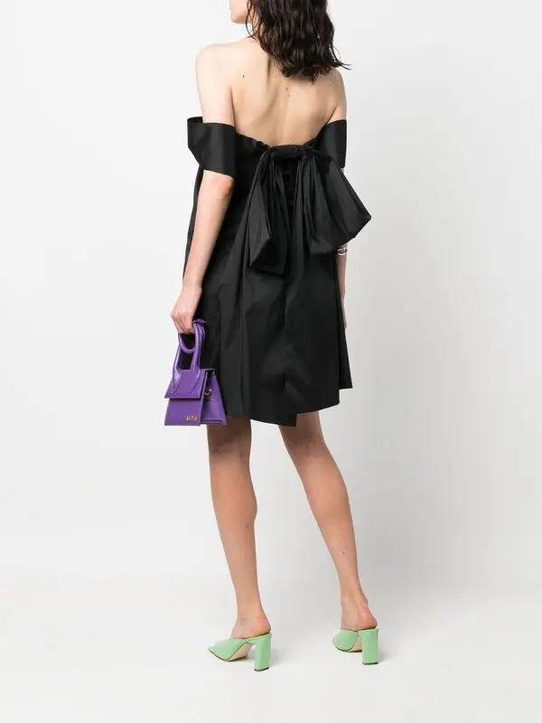 Bernadette Floral-appliqué Off-shoulder Dress