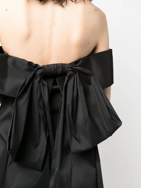 Bernadette Floral-appliqué Off-shoulder Dress