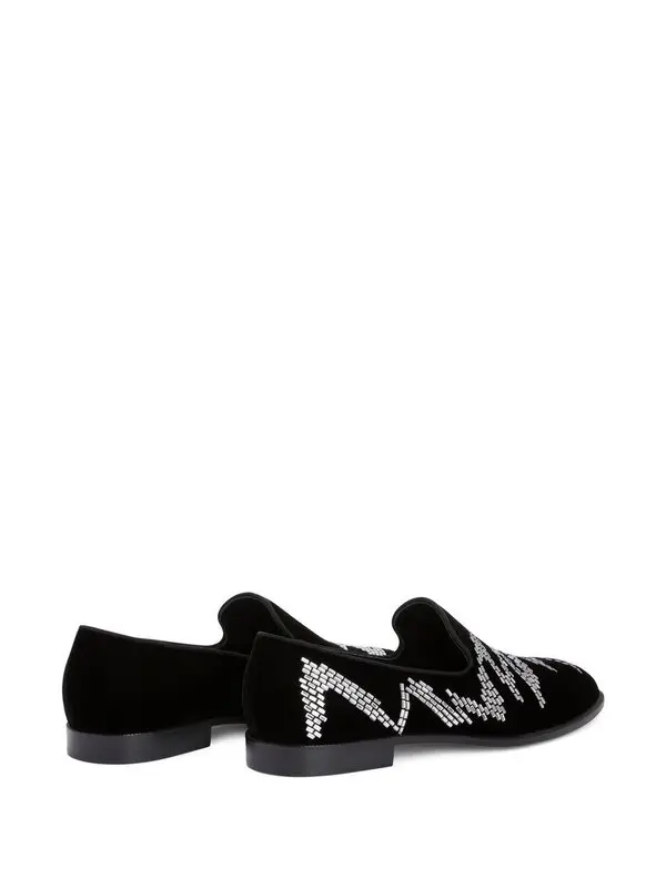 GIUSEPPE ZANOTTI Jareth Shake Loafers - Black