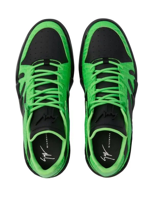 GIUSEPPE ZANOTTI Talon Low-top Sneakers - Green