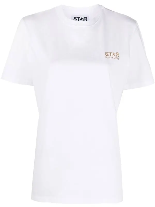 GOLDEN GOOSE Logo-print T-shirt - White