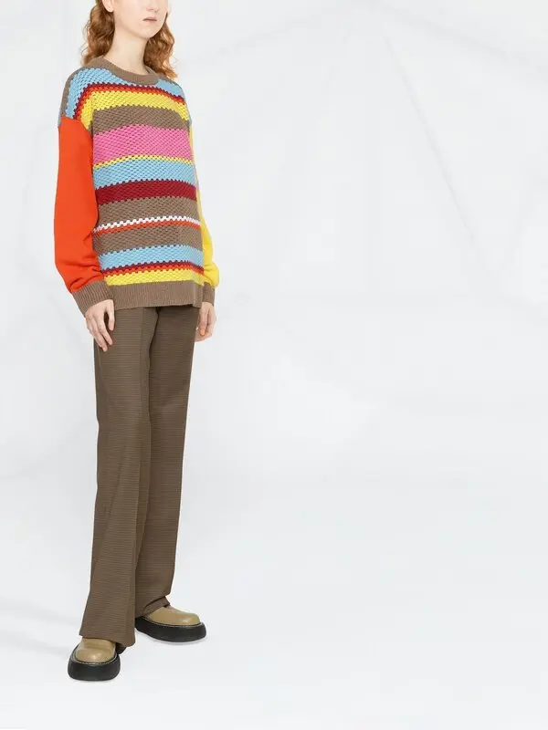 Dsquared2 Chunky-knit Striped Jumper