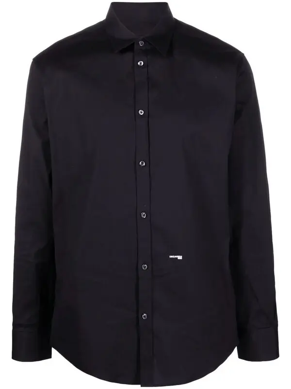Dsquared2 Classic-collar Poplin Shirt
