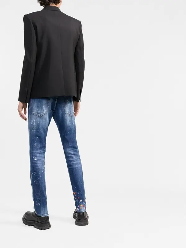 Dsquared2 Ripped Slim-fit Jeans